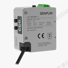 深浦SENPUM數位顯示型小光點型顏色感測器 LA-W70N — 泉昱電業QUAN-YU